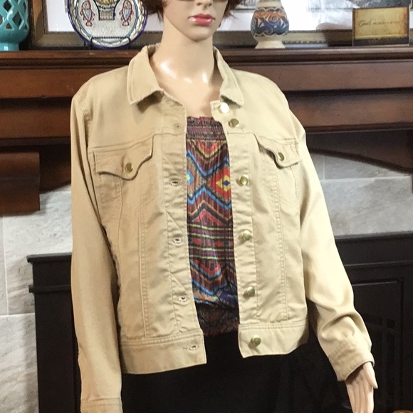 IMAN | Jackets & Coats | Iman Khaki Jacket | Poshmark